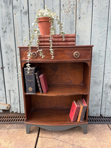 Small Antique Bookcase with Drawer | The Old Barn