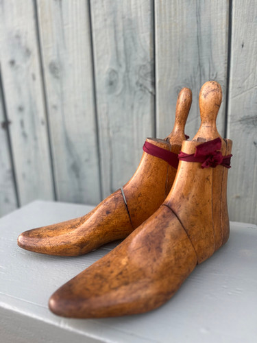 Antique Wooden Boot Lasts | The Old Barn