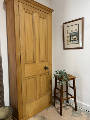 Free Standing Pine Press Cupboard | The Old Barn