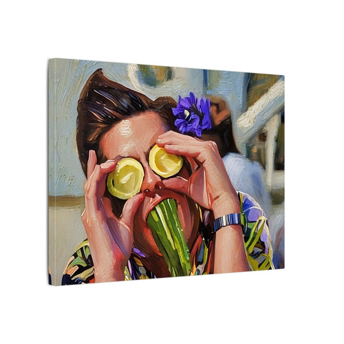 Ace Ventura Something In My Teeth Canvas | Scene Haus