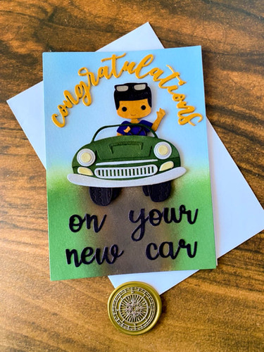 Congratulations on your New Car Greeting Card, New Driver ...