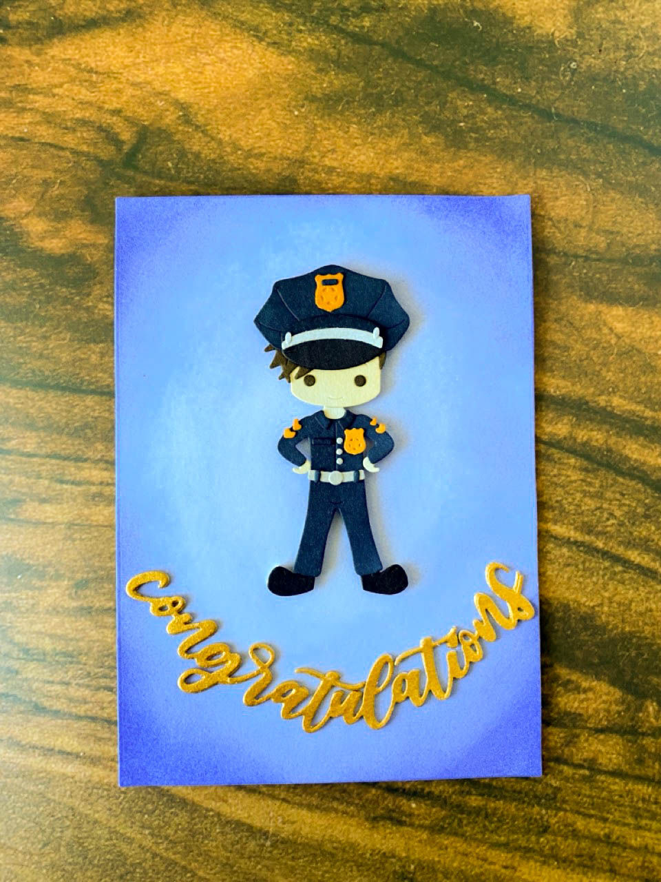 Congratulations Police Greeting Card | Punkadunk