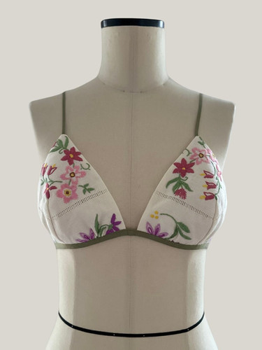Bra Top aus Vintage Plaids | PLAID-À-PORTER
