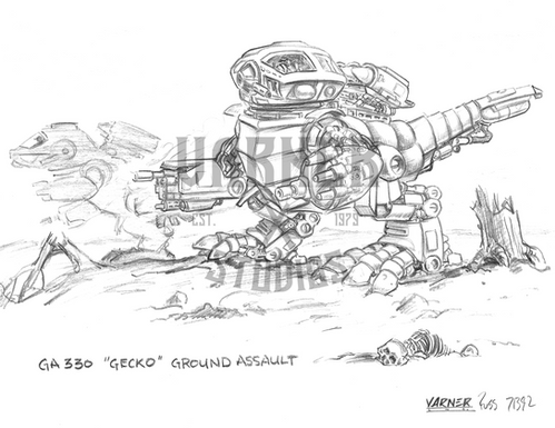 Exosquad Concept Art | Varner Studios