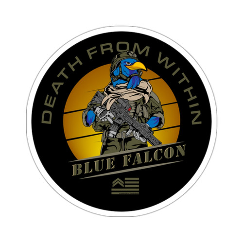 Blue Falcon - Bravo Foxtrot - Decal | Corporaldesigns.com