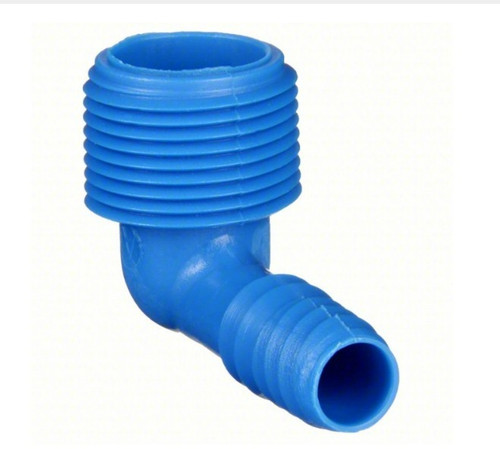 POLY INSERT 90 DEGREE COMBINATION ELBOW 1/2 in. x 1/2 in. Insert x MIPT ...