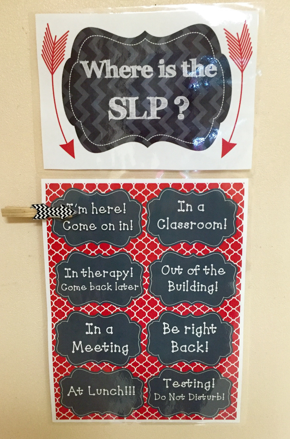 FUN-ctional Speech Room Decor