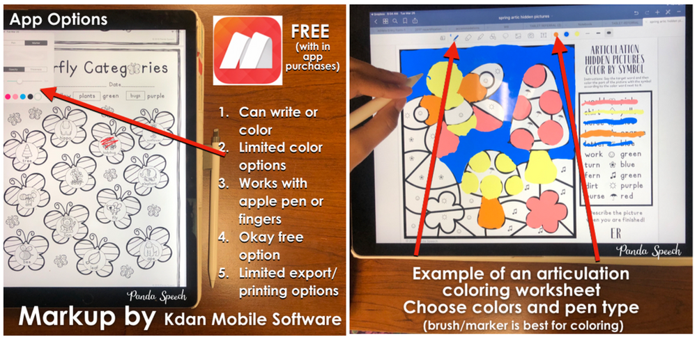 How to use ANY worksheet on an iPad