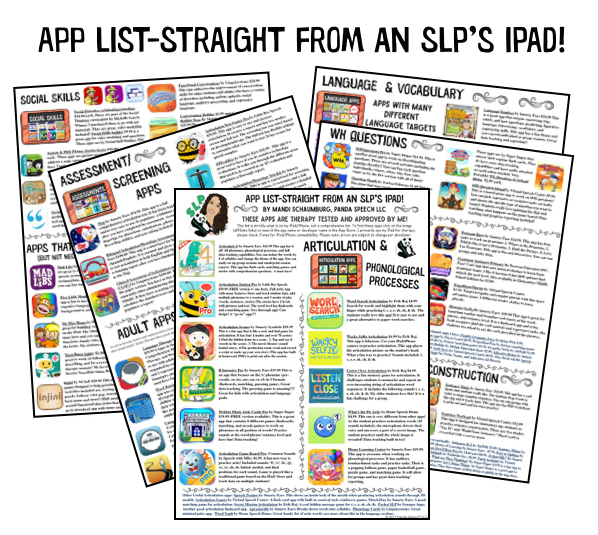 2017 SLP App List