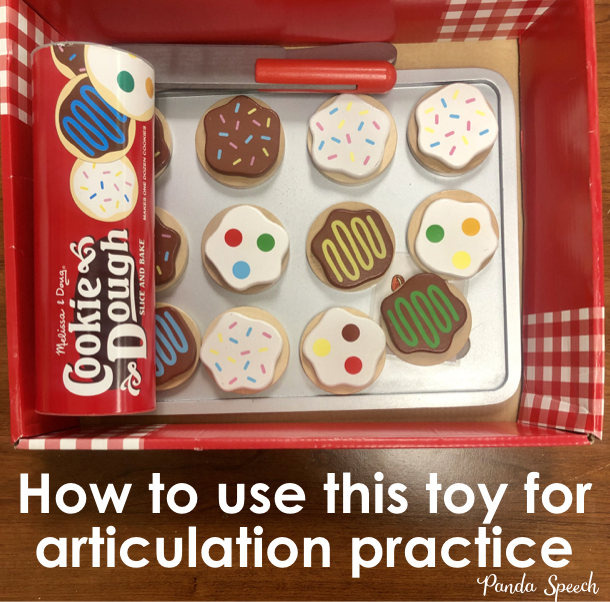 How to Use the Wooden Cookie Toy in Speech Therapy