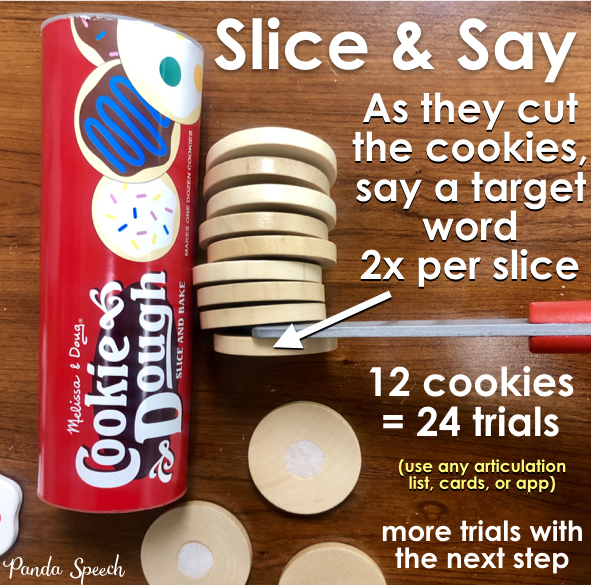 How to Use the Wooden Cookie Toy in Speech Therapy