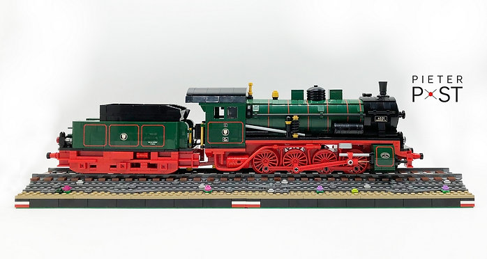 LEGO MOC Prussian Steam-Locomotive G8.1 by www.bricks-on-rails.de ...
