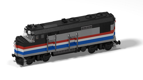 PDF-Anleitung EMD F40PH Amtrak | Bricks-on-Rails