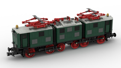 PDF-Anleitung DB BR E91 grün | Bricks-on-Rails
