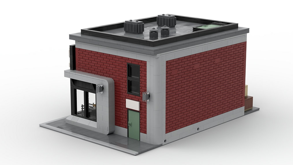 LEGO MOC Modern Bar Modular Building by www.bricks-on-rails.de ...