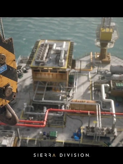 Sierra Division | INDUSTRIAL SCI-FI AND MODULAR OIL RIG