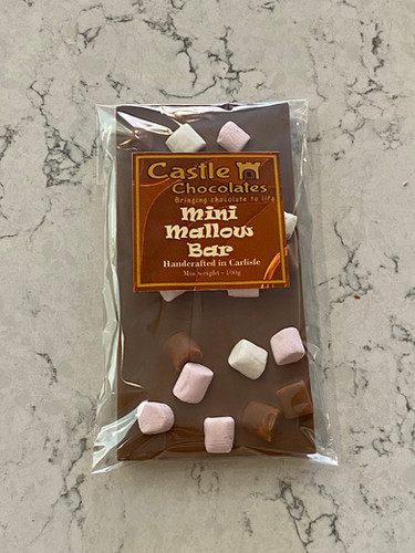 100g Milk Chocolate Mini Mallow Bar | Castle Chocolates | Luxury ...