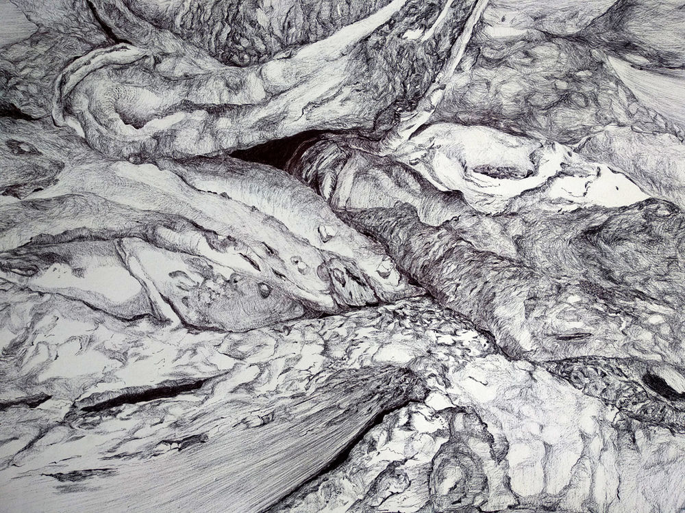 Veda Thozhur Kolleri: Rigor Mortis, Livor Mortis, Drawing Series