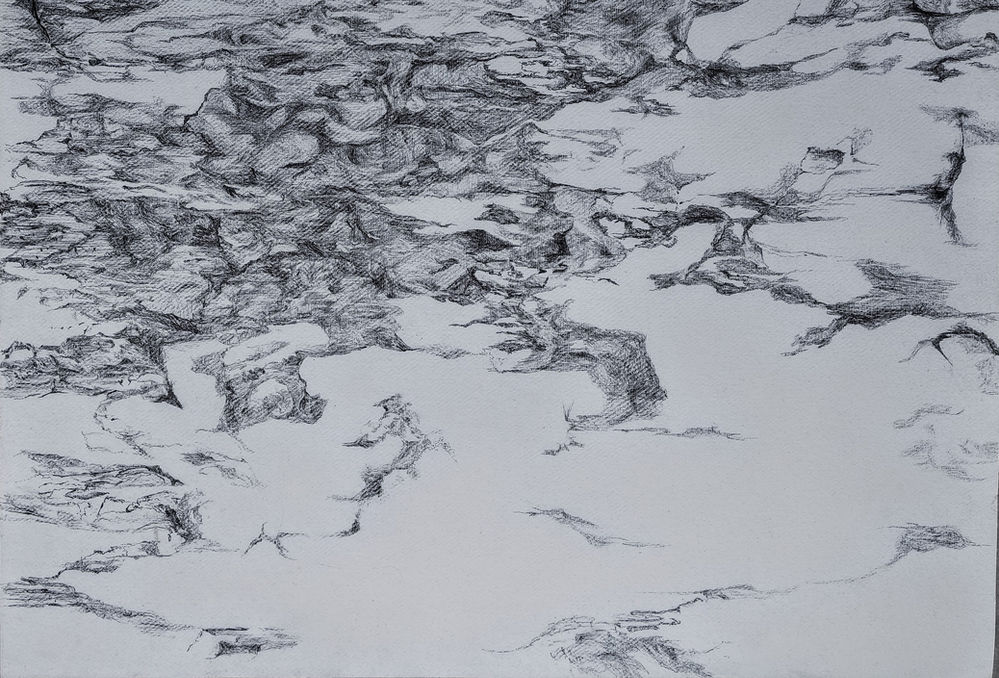 Veda Thozhur Kolleri: Rigor Mortis, Livor Mortis, Drawing Series