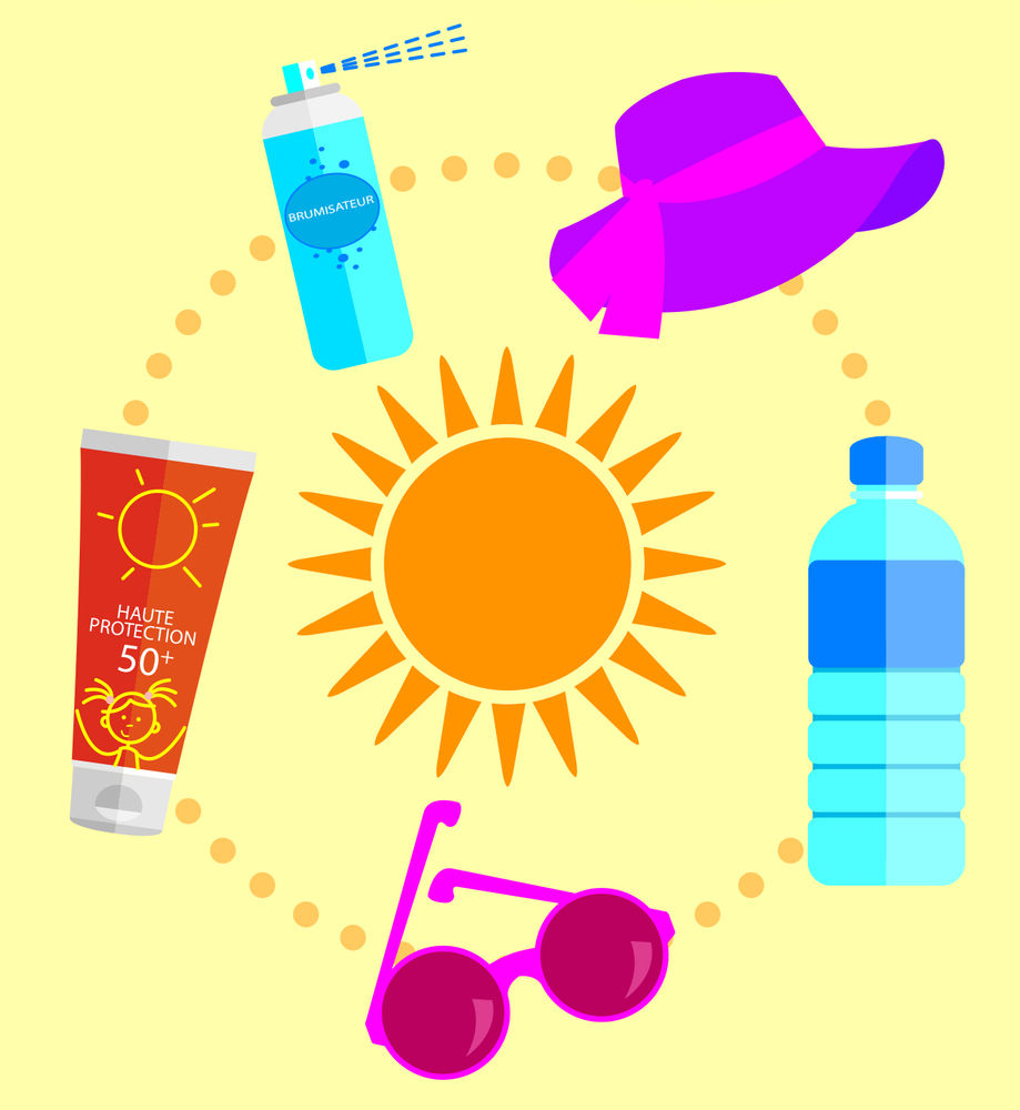 risques du soleil pour les enfants