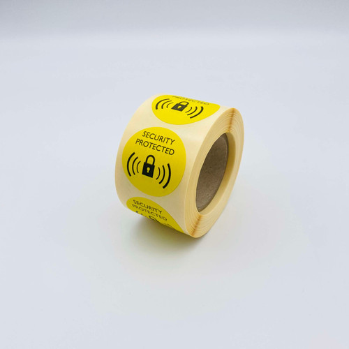 Visual Deterrent Security Labels (31mm DIA) (500 in a pack) | Namemark