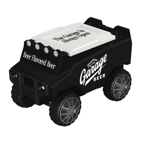 Garage Beer Black Remote-Control Rover Cooler | C3 Custom Coolers