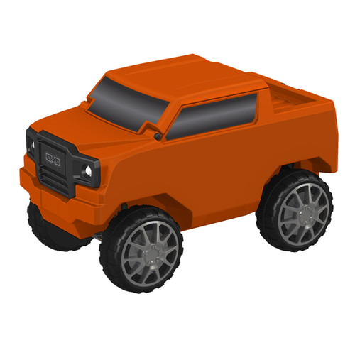 Orange RC Pick-Up Truck Cooler | C3 Creative Custom Coolers
