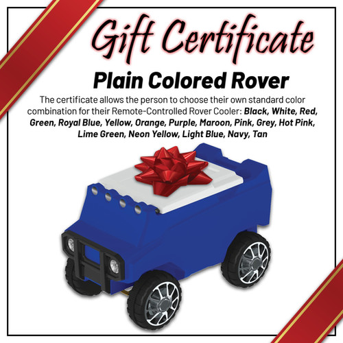 Plain Rover - Gift Certificate | C3 Custom Coolers