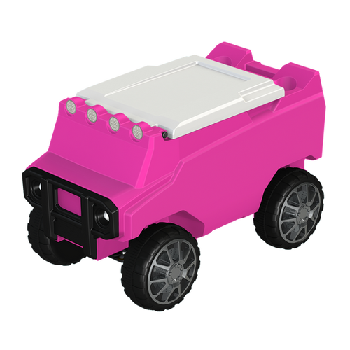 Hot Pink Remote-Control Rover Cooler | C3 Custom Coolers