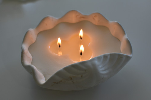 Clam Shell Candle | San Clemente Bath Company