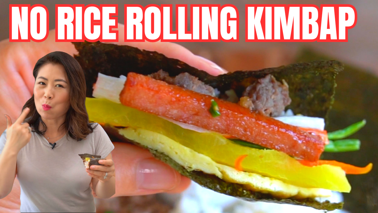 Easiest Kimbap Recipe: Korean Rice Hand Rolls!