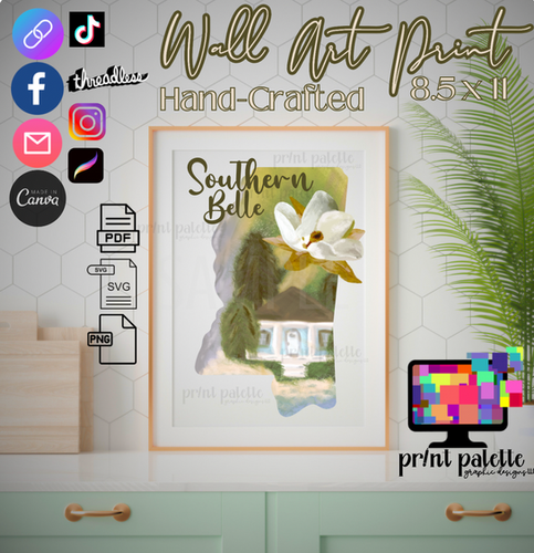 State of MS Art Print | PrintPaletteGraphics