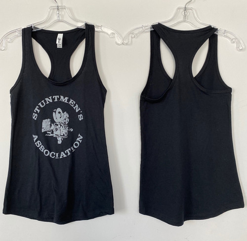 Women's Tank Top, Black, 3D Logo - 0012 | SAMP