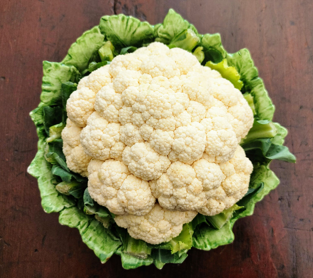 Cheesy Cauliflower Slow Cooker Soup