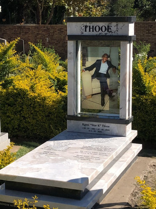 Protea Memorials| Glass tombstones