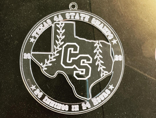 CHINA SPRING Baseball State CHAMPIONSHIP ORNAMENTS | A Bushel N A Peck Co