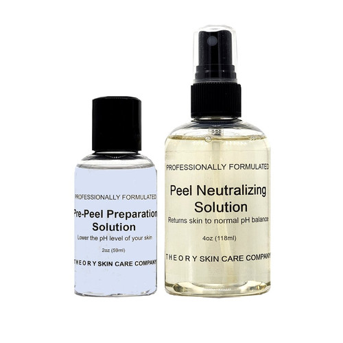 PRO Peel Duo, Pre-Peel Prep Solution ומנטרל פילינג | Theoryskincare