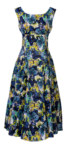 Diana Panel Dress Blue | 3johnstonandbell