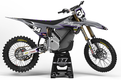 STARK VARG "SPARK" GREY GRAPHICS KIT | Holeshot Graphics