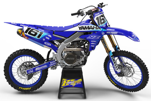 YAMAHA "NEXUS" BLUE / WHITE GRAPHICS KIT | Holeshot Graphics