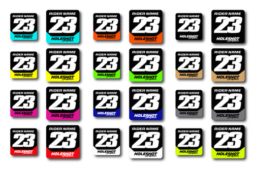 HUB DECALS / RIDER I.D PACK | Holeshot Graphics
