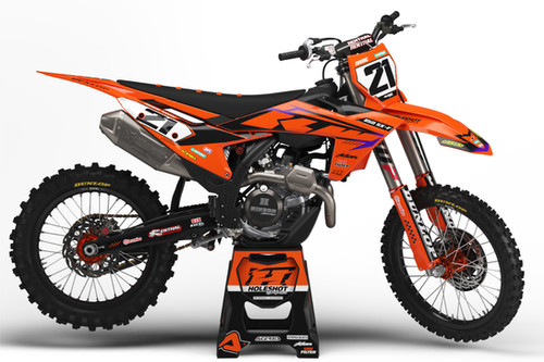KTM "APEX" ORANGE GRAPHICS KIT | Holeshot Graphics