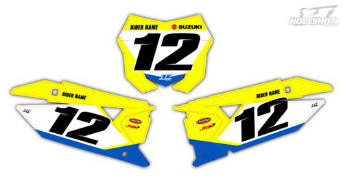 SUZUKI R1 NUMBERS SET | Holeshot Graphics
