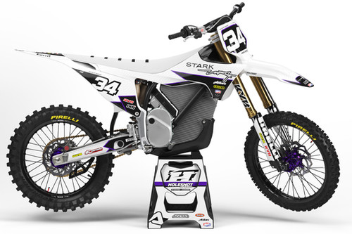 STARK VARG "SPARK" WHITE GRAPHICS KIT | Holeshot Graphics