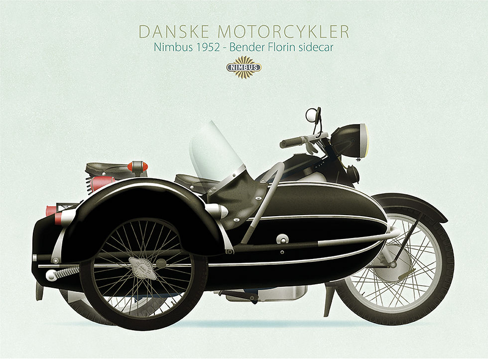 Danish motorcycles | illustrado.dk