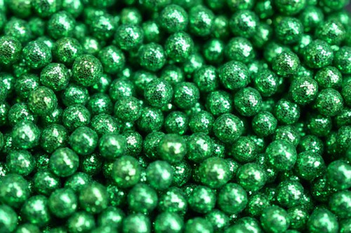 Perla diamantada color verde bandera | haztupostre.com