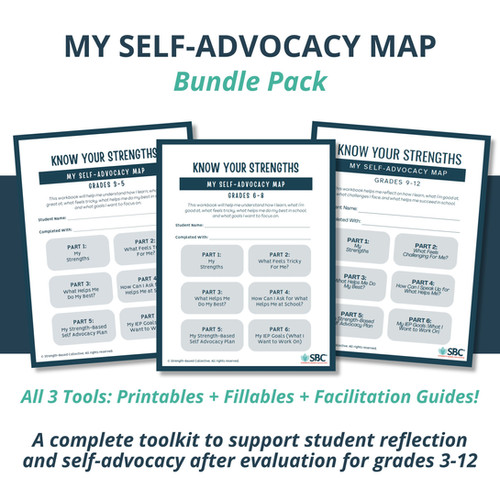 My Self-Advocacy Map: Bundle Pack | StrengthBasedColl
