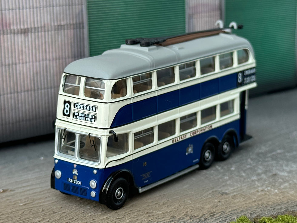 Corgi OM43701 - Q1 Trolleybus - Belfast Corporation - Pre-owned Model ...