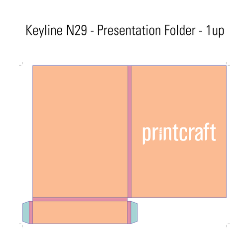 N29: Presentation Folder (Gussets) - 1up | Printcraft
