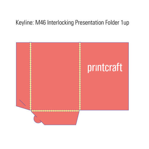 M46: Presentation Folder (Interlocking) - 1up | Printcraft